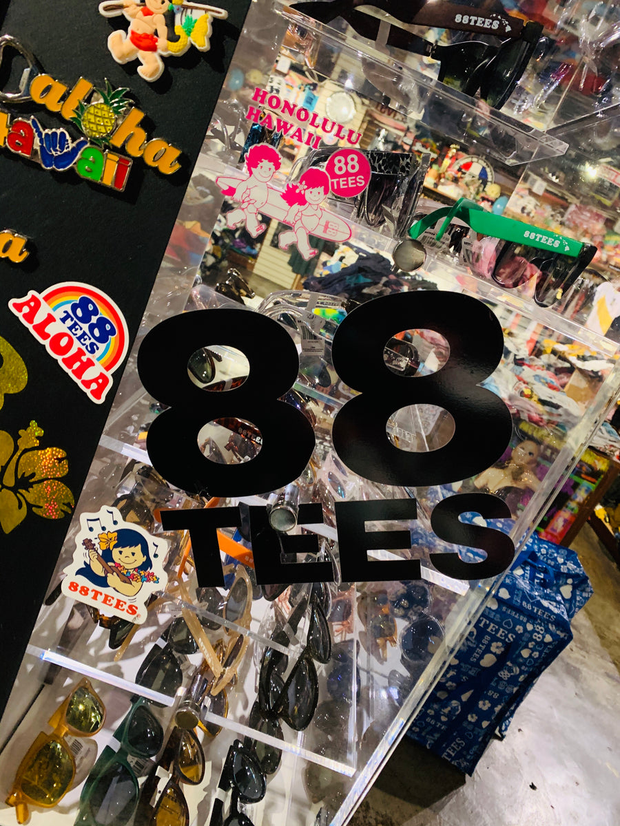 88TEES DECAL STICKER (LARGE) – 88 Tees - Honolulu, Hawaii